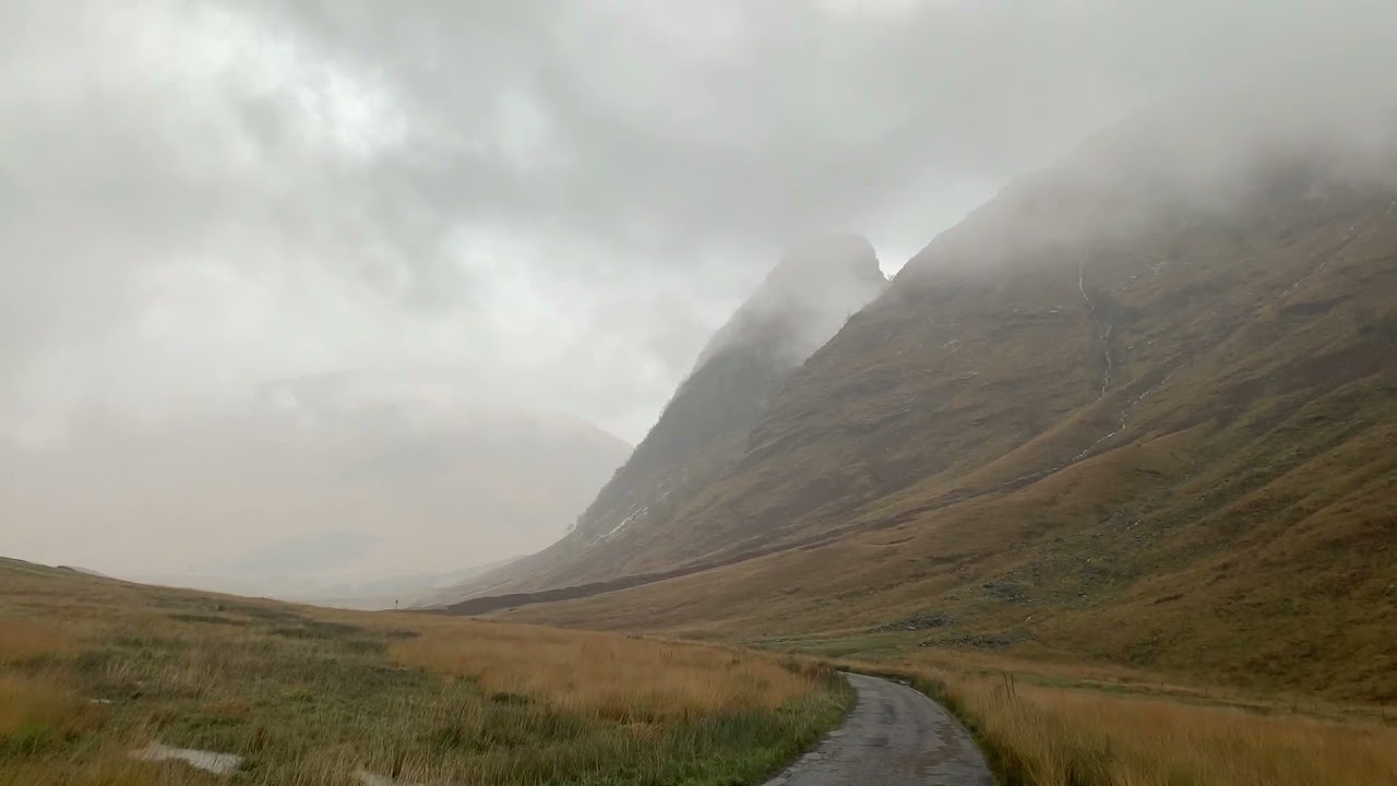 James Bond Skyfall Road – scenic mountain road in Scotland - YouTube