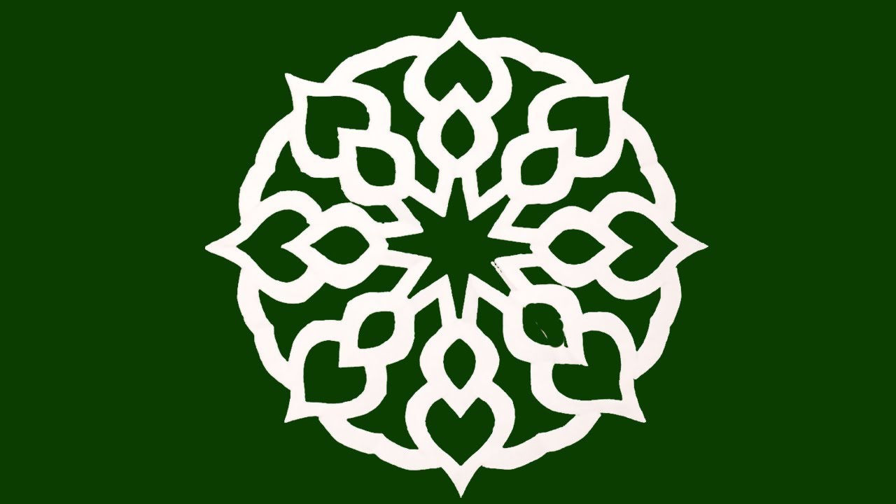 simple mandala-How to make easy Mandala Designs with paper cutting step ...