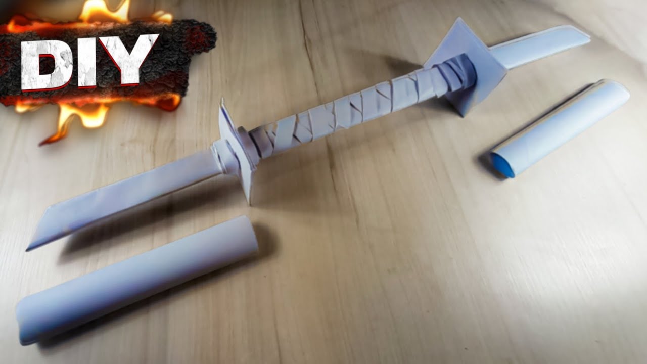 DIY-⚔️ Turn a Single A4 Paper into an Epic Dual Sword and Enter the ...
