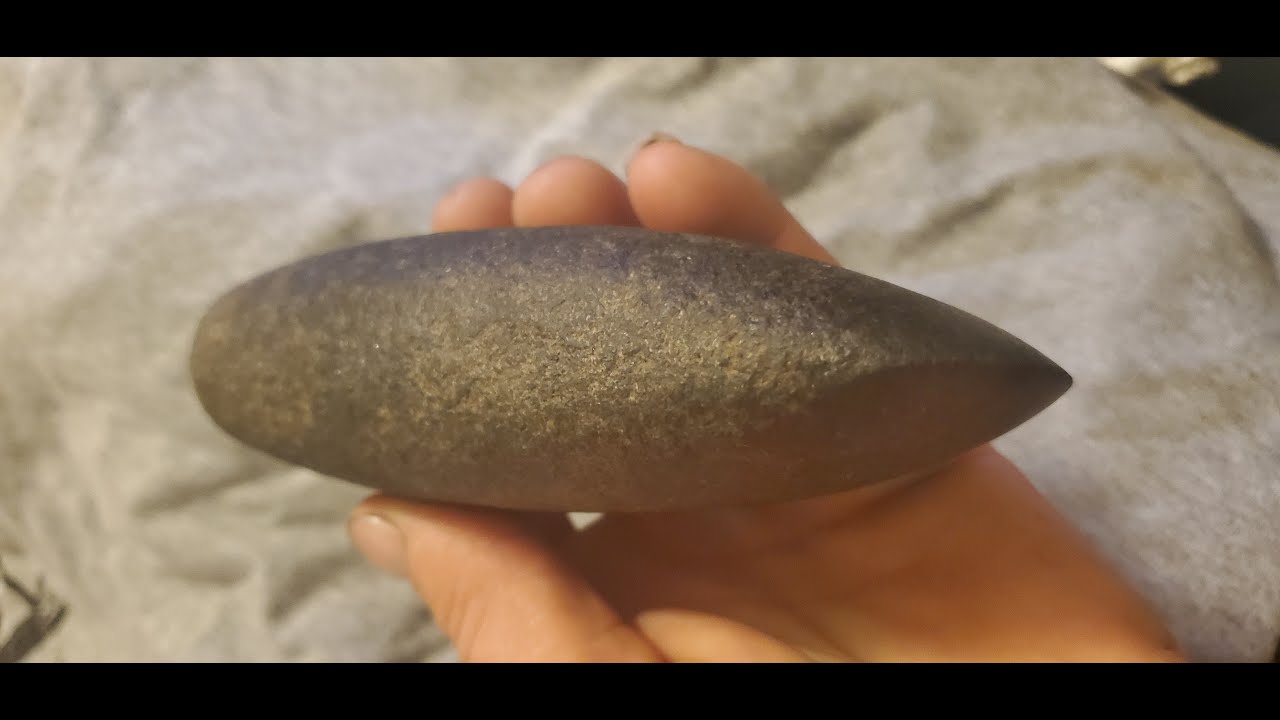 6 inch stone Celt found New Years Day 2020 - YouTube