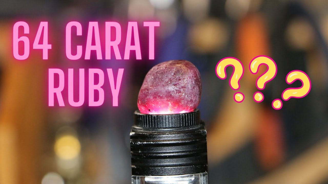 Raw Ruby Gemstone 64ct ? Tests positive - Presidium Gem Tester II ...