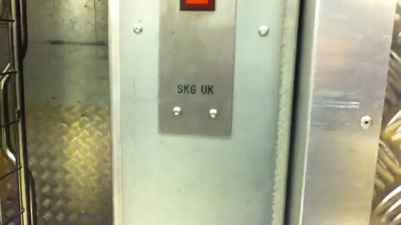 Goods elevator @ Waitrose in Dorking - YouTube