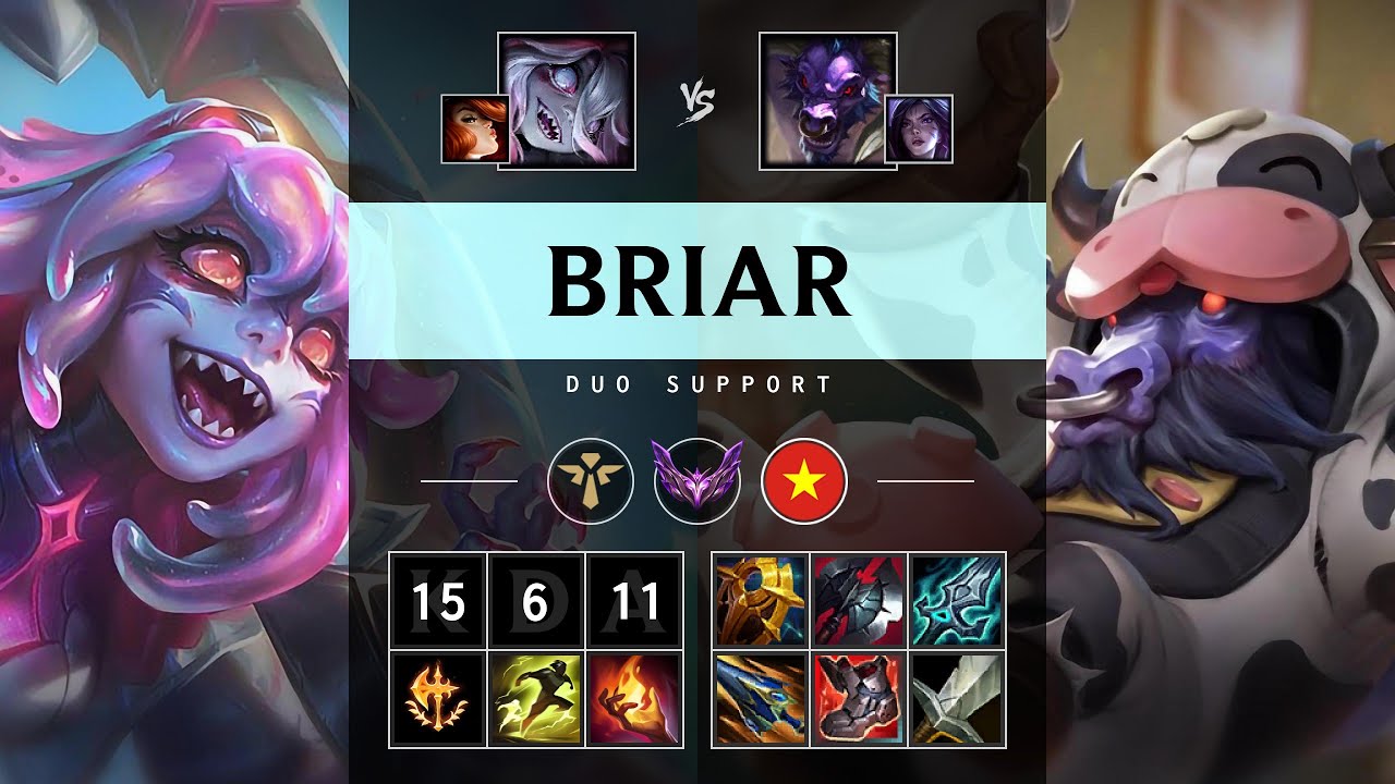 Briar Support vs Alistar - VN Master Patch 25.07 - YouTube