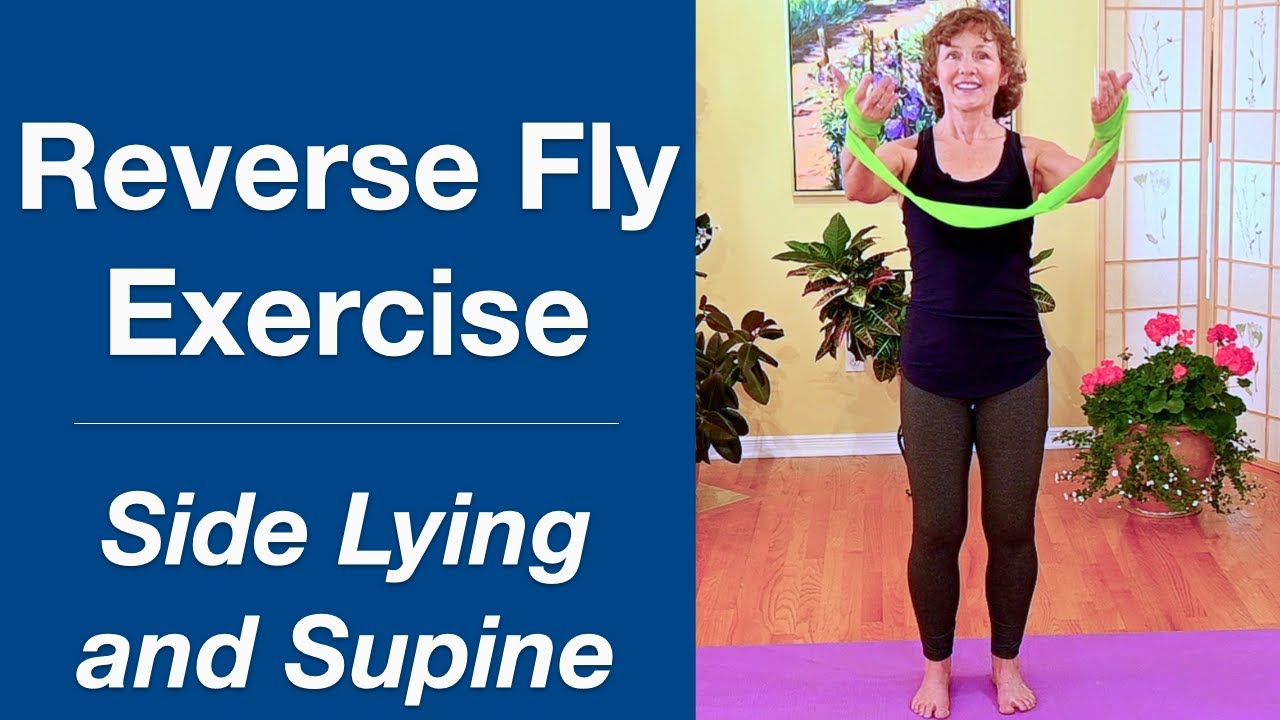 Reverse Fly Exercise in Side Lying and Supine - YouTube