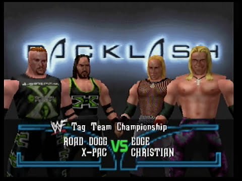 WWF No Mercy - Edge & Christian vs. D-Generation X - Backlash 2000 ...