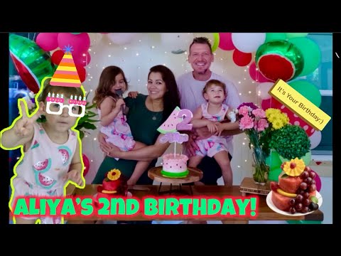 Aliya’s 2nd Birthday! 🥳🎈🎂 ️ #youtuber #toddlers #happybirthday # ...