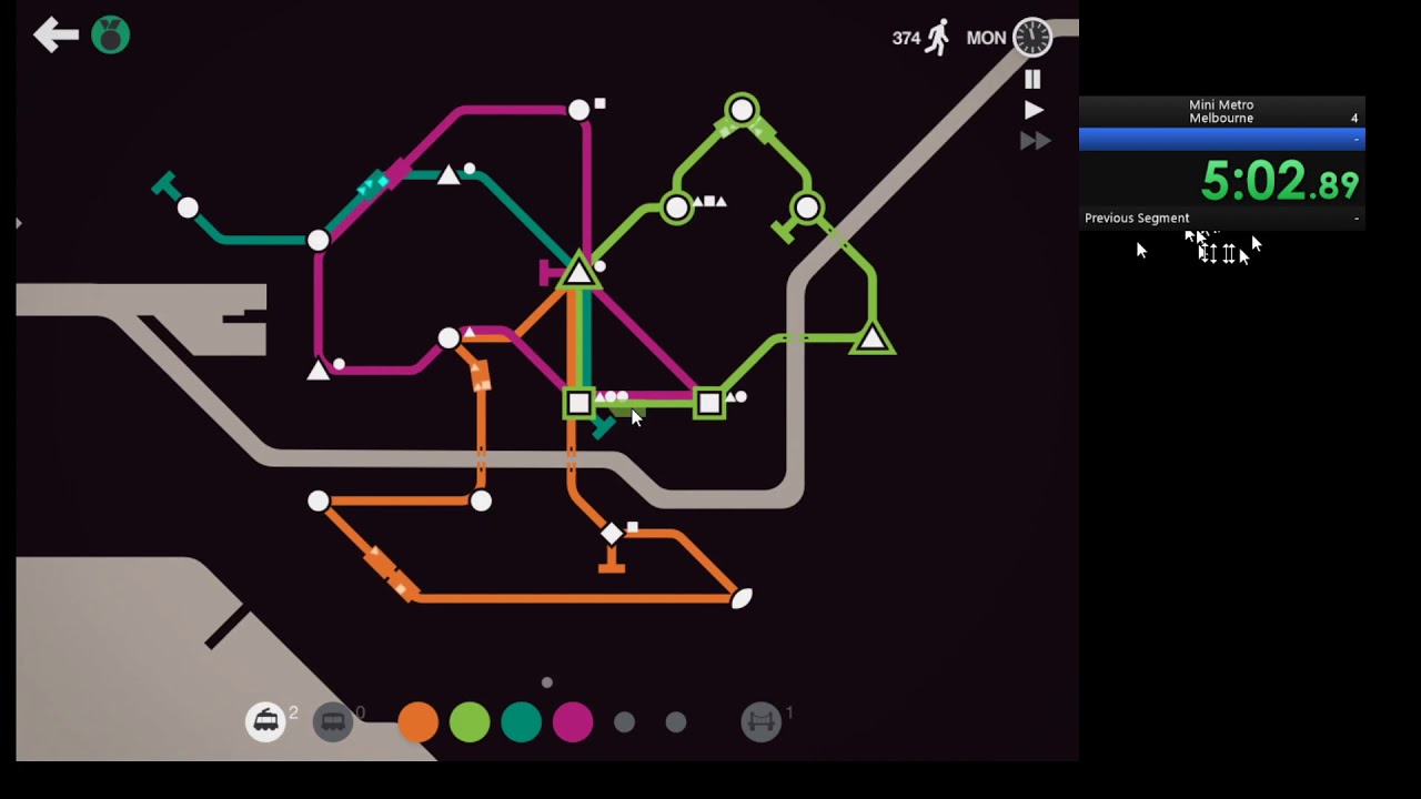 Mini Metro Melbourne Unlock Completion - YouTube