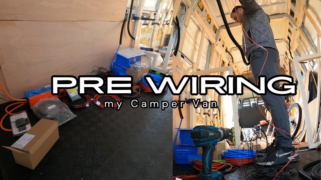Pre Wiring my campervan with NO Experience | DIY Camper Van Build - YouTube