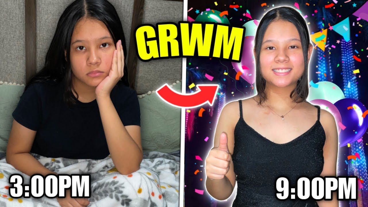 GRWM PARA MI FIESTA DE CUMPLEAÑOS🥳🎉*termina mal*| Regina MH - YouTube