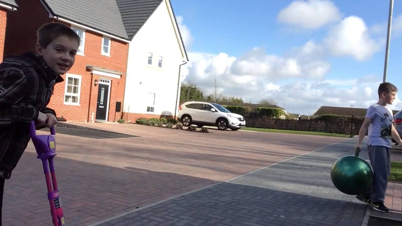 Pogo stick challenge - YouTube