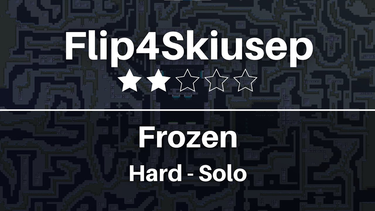 Frozen - Solo | Flip4Skiusep | Hard ★★ | Teeworlds Gores - YouTube