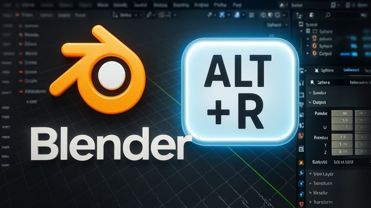 How To Fix ALT + R Not Working in Blender - YouTube