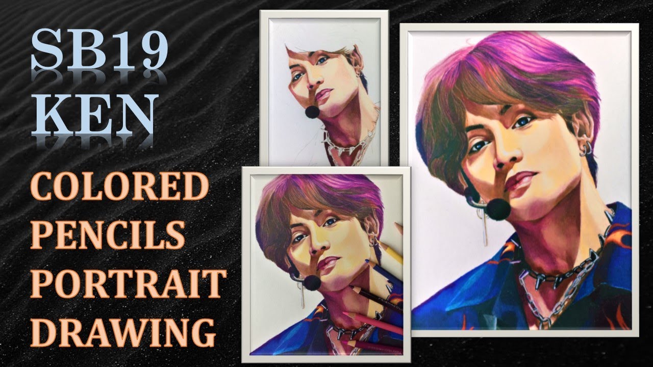 SB19 KEN Portrait Colored Pencils Drawing [Philippines] - YouTube