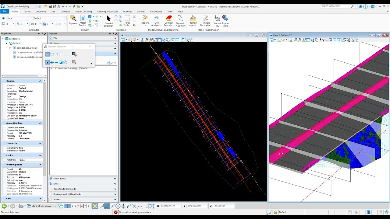 OpenRoads - End Area Volumes - YouTube