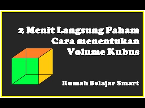 Cara Menghitung Volume Kubus, 2 Menit Langsung Paham!! - YouTube