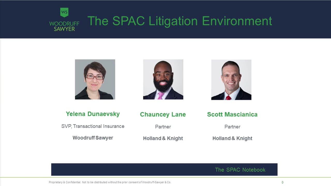 SPAC Notebook: SPAC Litigation Environment 2023 - YouTube