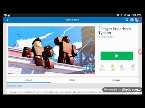 Roblox 2 player superhero tycoon