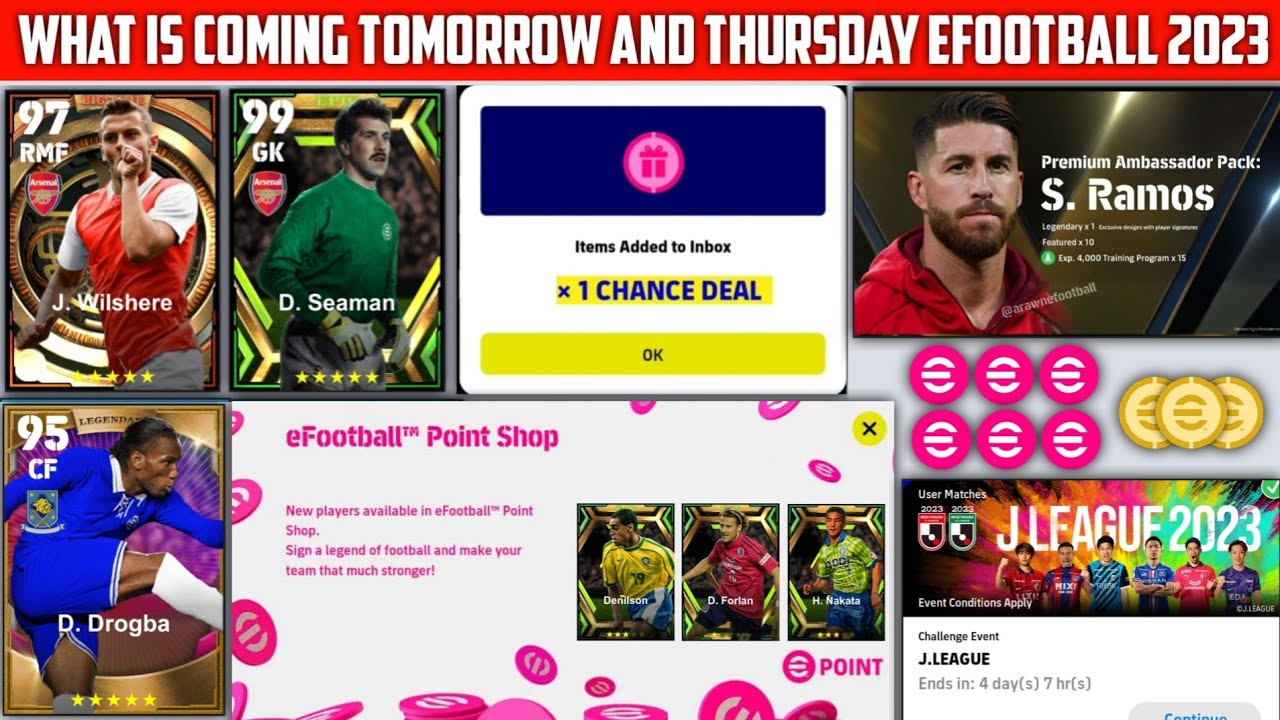 What Is Coming Tomorrow and Thursday | Events & Rewards | efootball ...