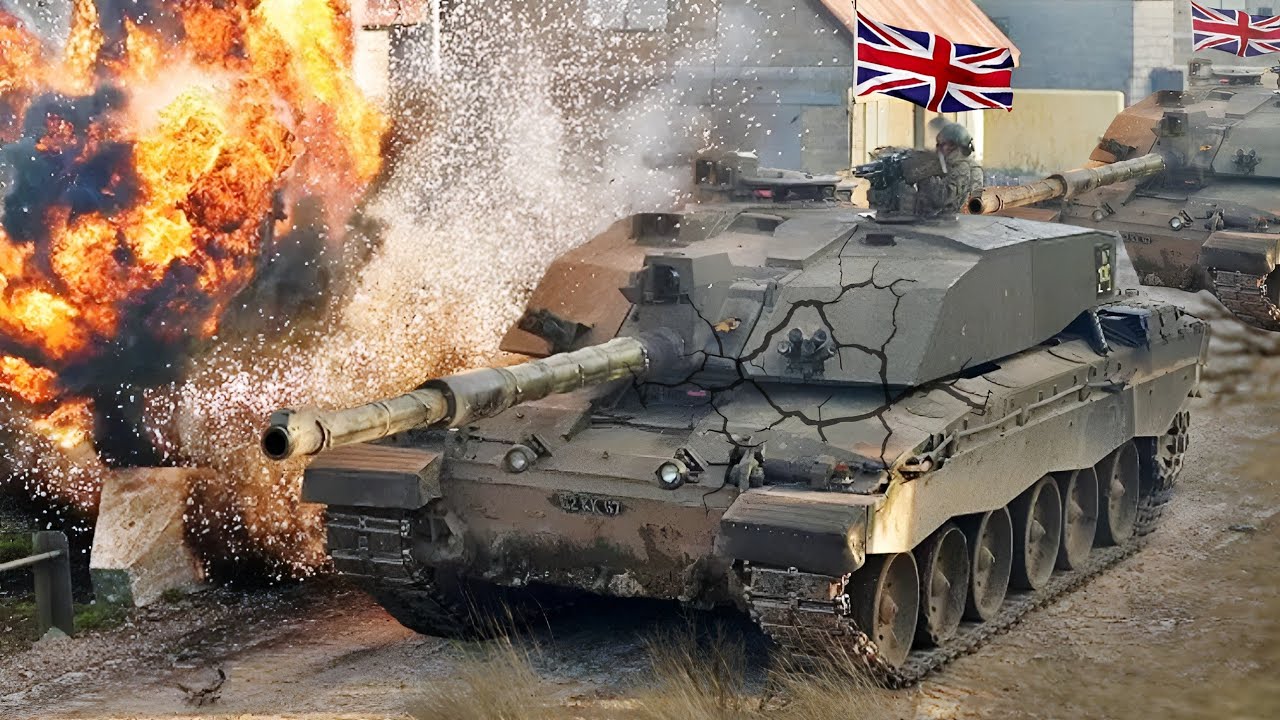 Again! Russia Blows Up 7 British Challenger 2 Tanks at Kursk! - YouTube