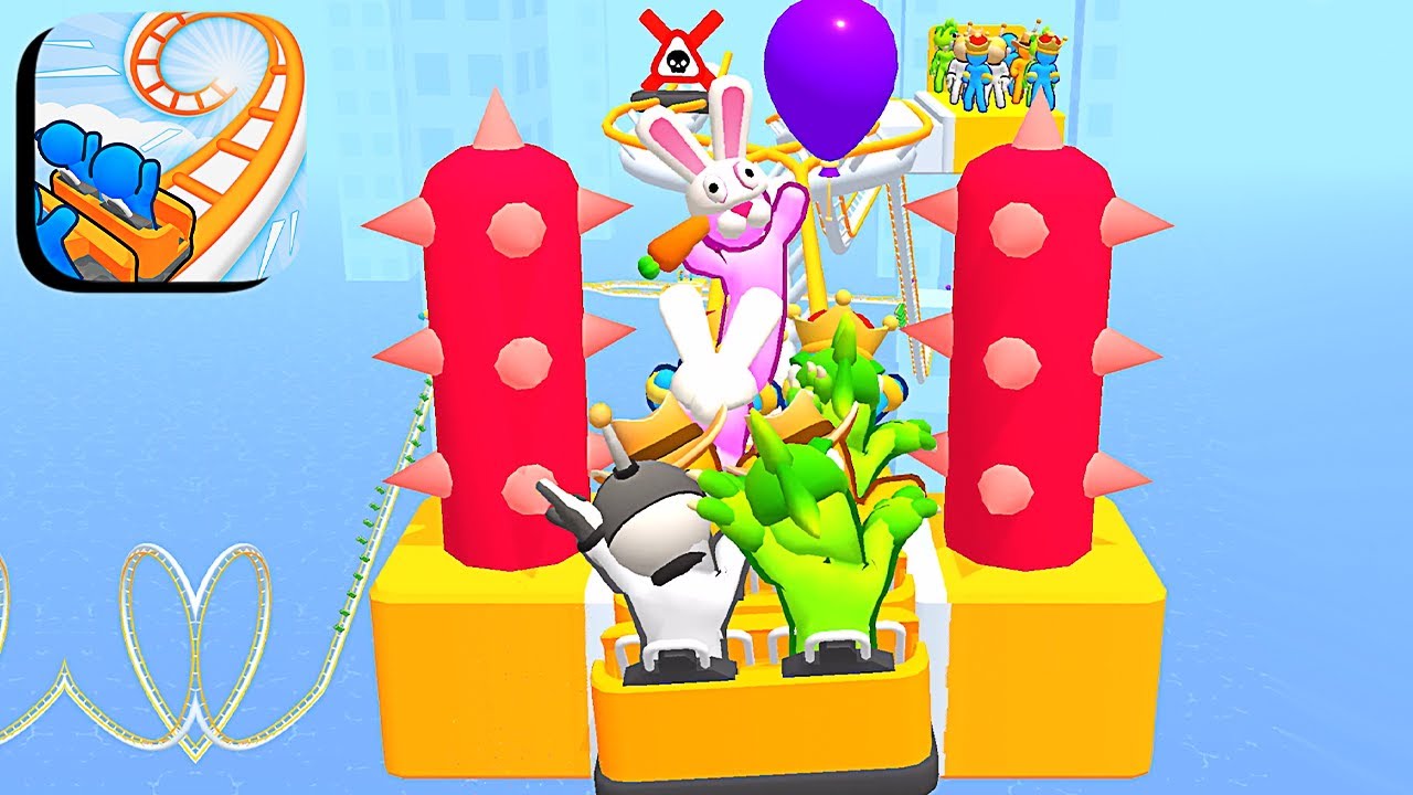 Runner Coaster - All Levels Gameplay Android,ios (Levels 117-118) - YouTube