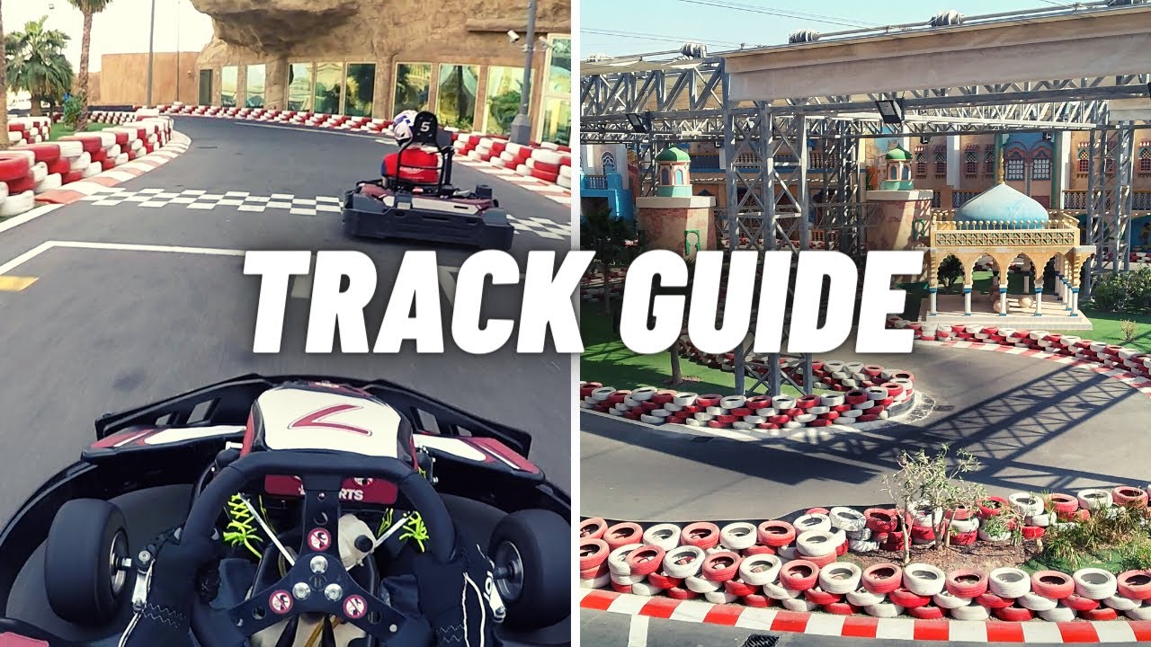 Desert Falls Go Karting Track Guide (Salwa Beach Resort) - YouTube