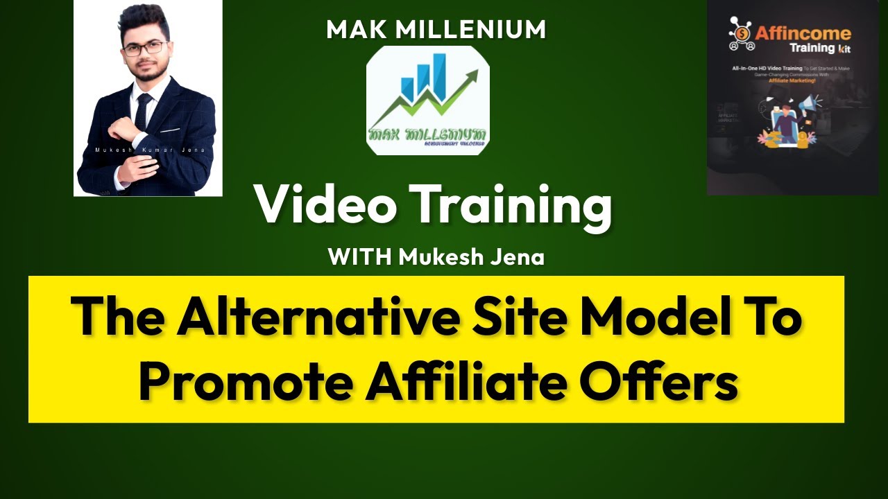The Alternative Site Model To Promote Affiliate Offers - YouTube