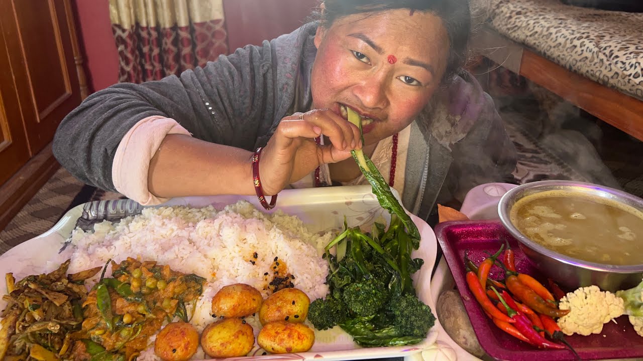 vegetable Mukbang🙏💐🌸🍱 - YouTube