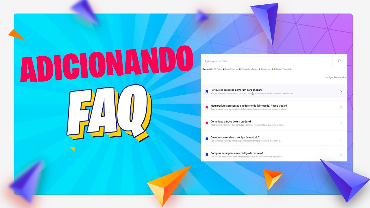 Como adicionar um FAQ (perguntas frequentes) na Landing Page e Shopify ...