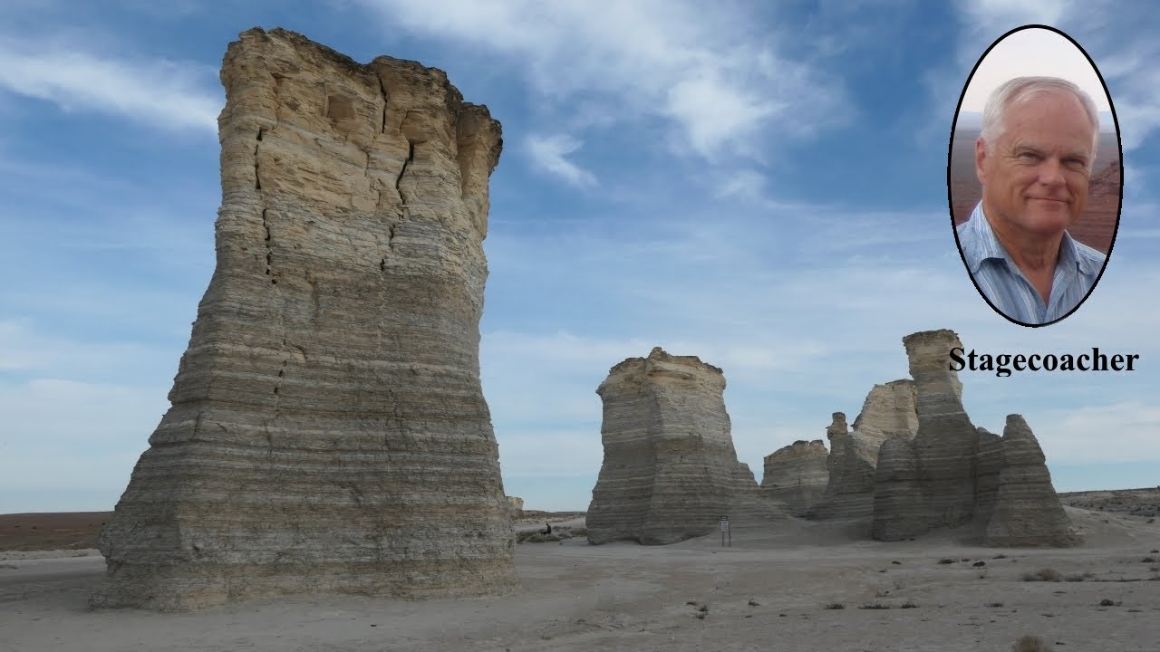 Monument Rocks, Oakley, Ks. - YouTube