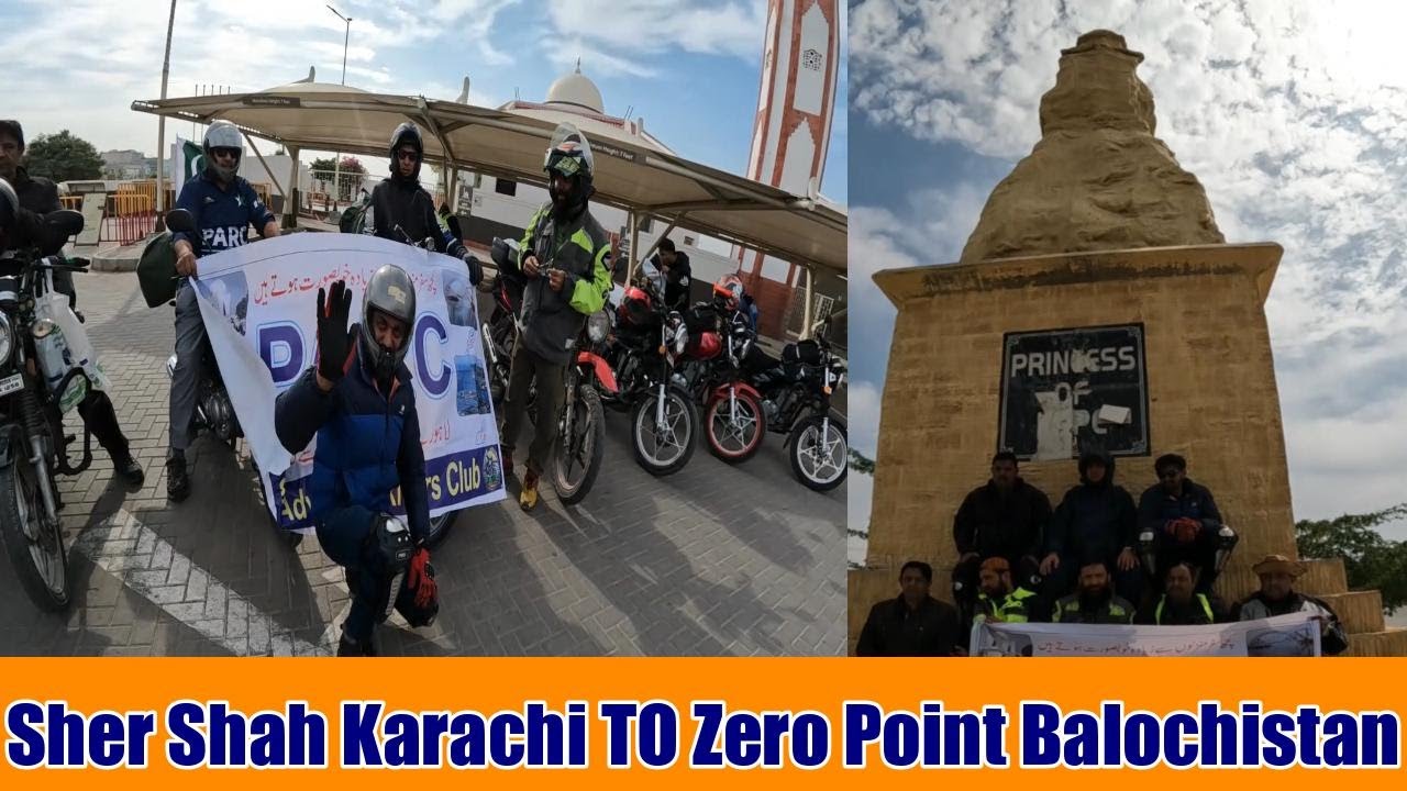 Sher Shah Karachi To Zero Point Balochastan Bike Ride - YouTube