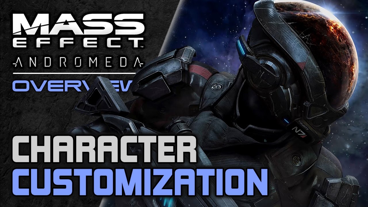 Mass Effect Andromeda | Character Creation Customization Options - YouTube