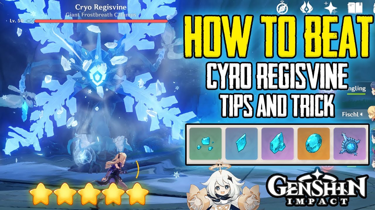 HOW TO BEAT CYRO REGISVINE GENSHIN IMPACT GUIDE + HOARFROST CORE ...