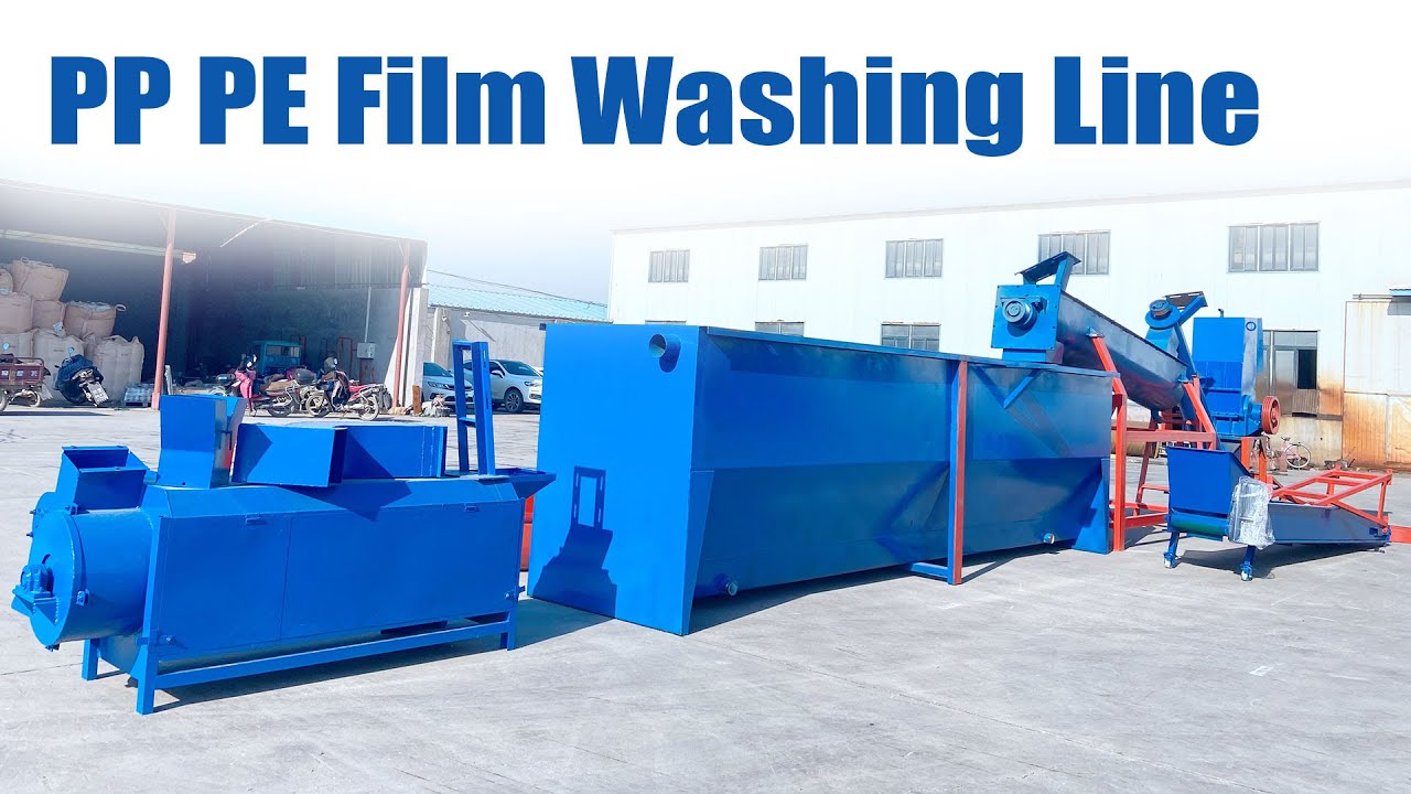 Film Washing Line For PP PE HDPE LDPE | Plastic Film Washing Recycling ...