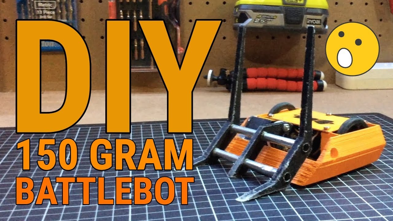 Antweight Battlebot - Mr Bowjangles (150g) - YouTube