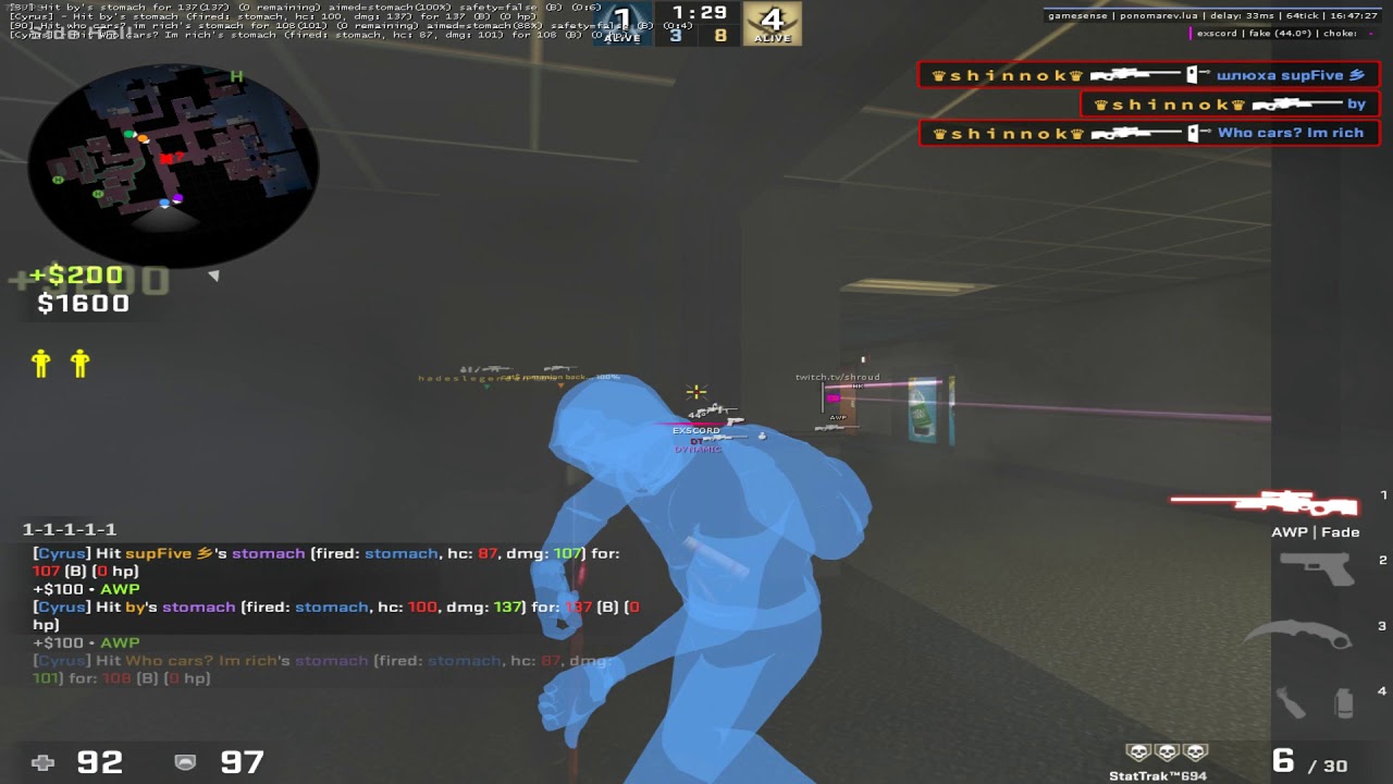 Rage #6 ft. Skeet.cc / GameSense.pub - YouTube