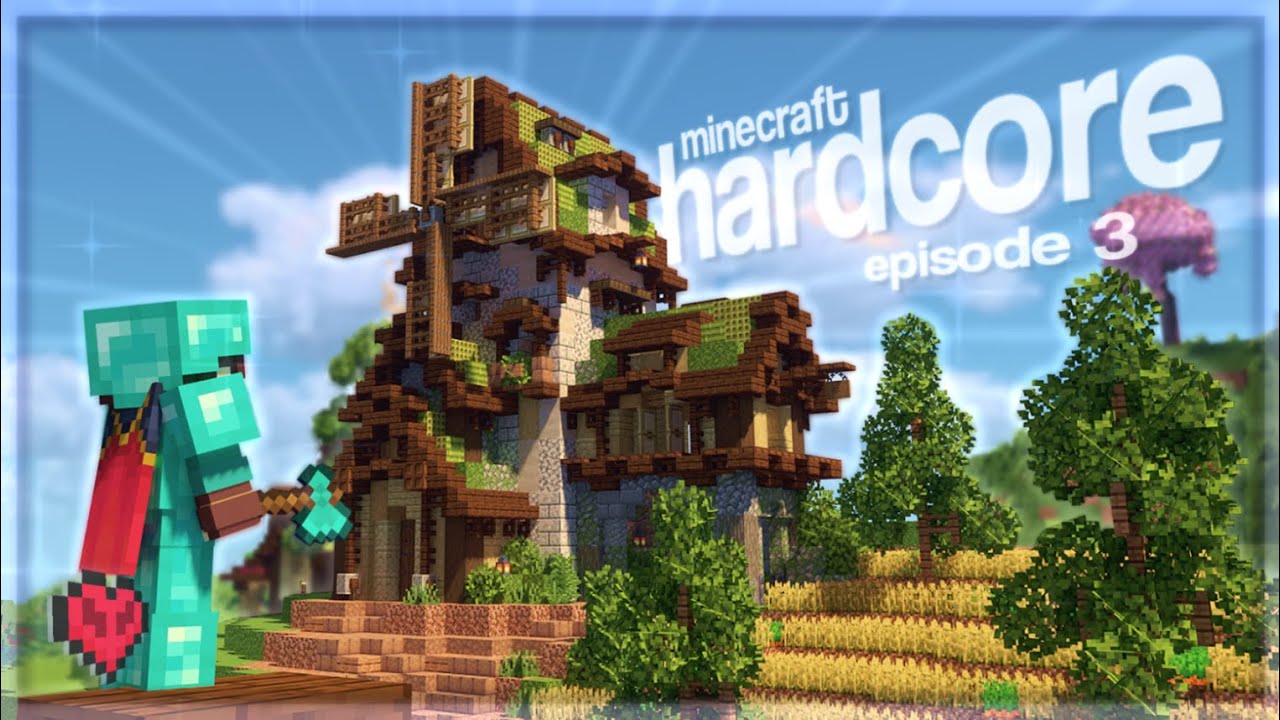 I Built The Most Important Farms In Minecraft Hardcore: EP3 - YouTube