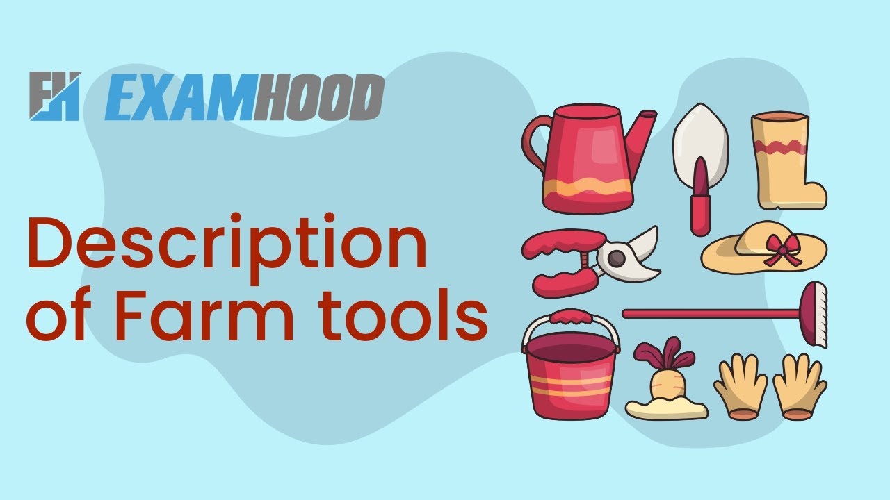 Description of Simple Farm Tools - YouTube