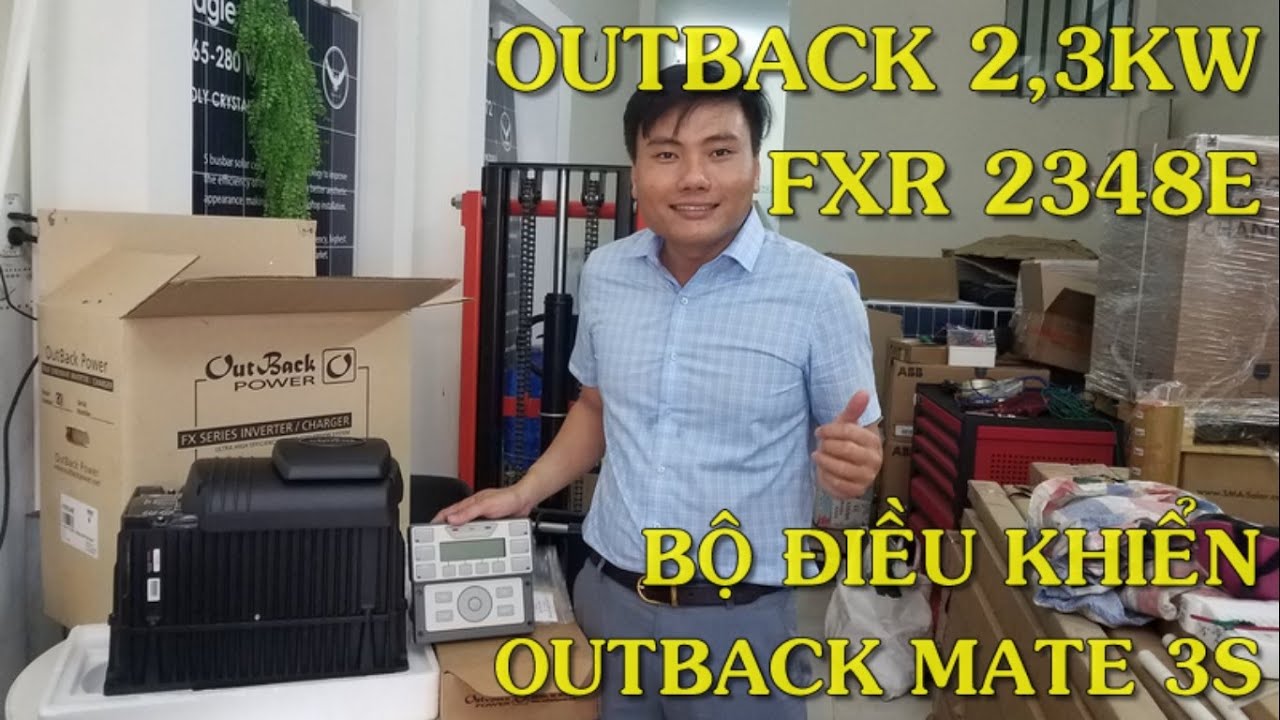 Giới Thiệu Inverter "OUTBACK FXR2348E" Và Bộ Điều Khiển "OUTBACK MATE 3S" - Nhập Mỹ/Châu Âu ...