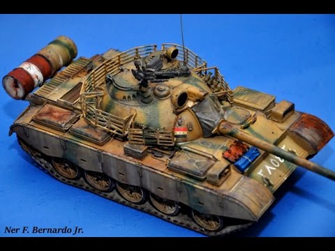 Iraqi Type 69II (WSN) Trumpeter Build Sequence - YouTube
