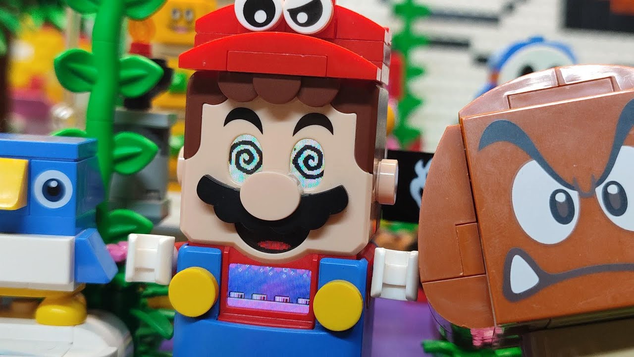 LEGO Super Mario Big Goomba Cappy Power UP Chaos Level LEGO Mario 2024 ...