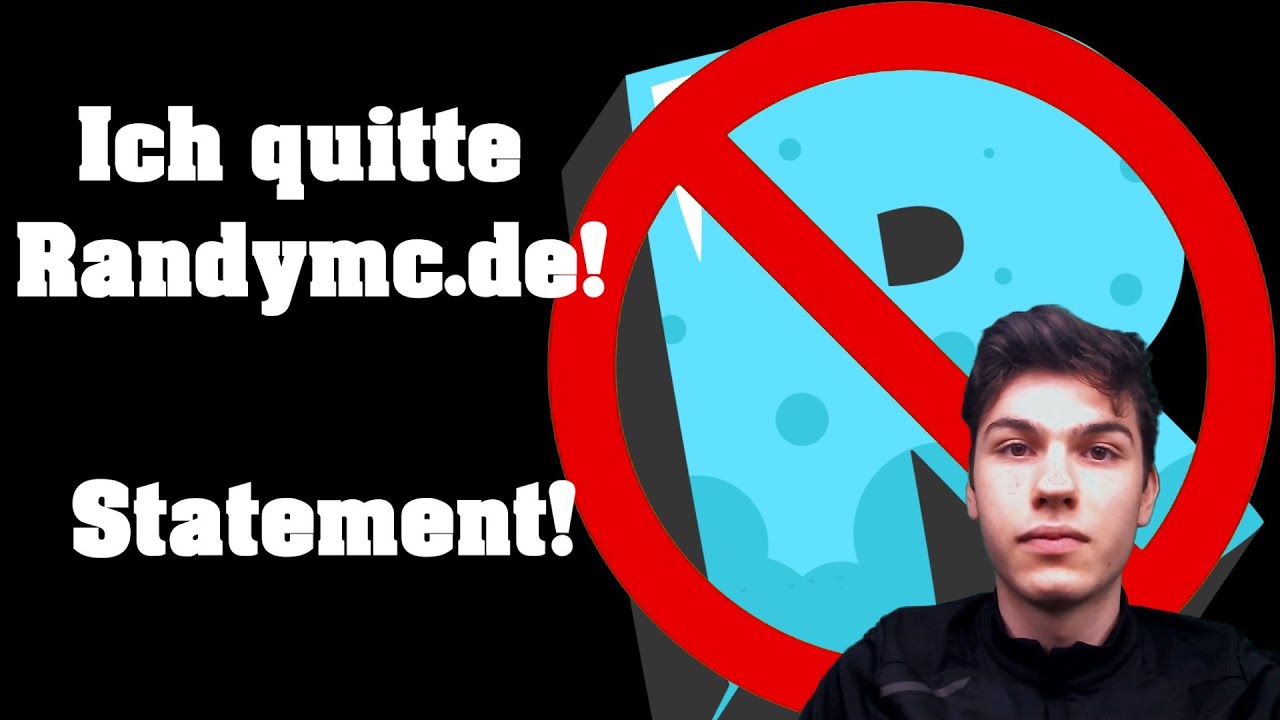 Statement zu RandyMC + Ich quitte Randymc.de! - YouTube
