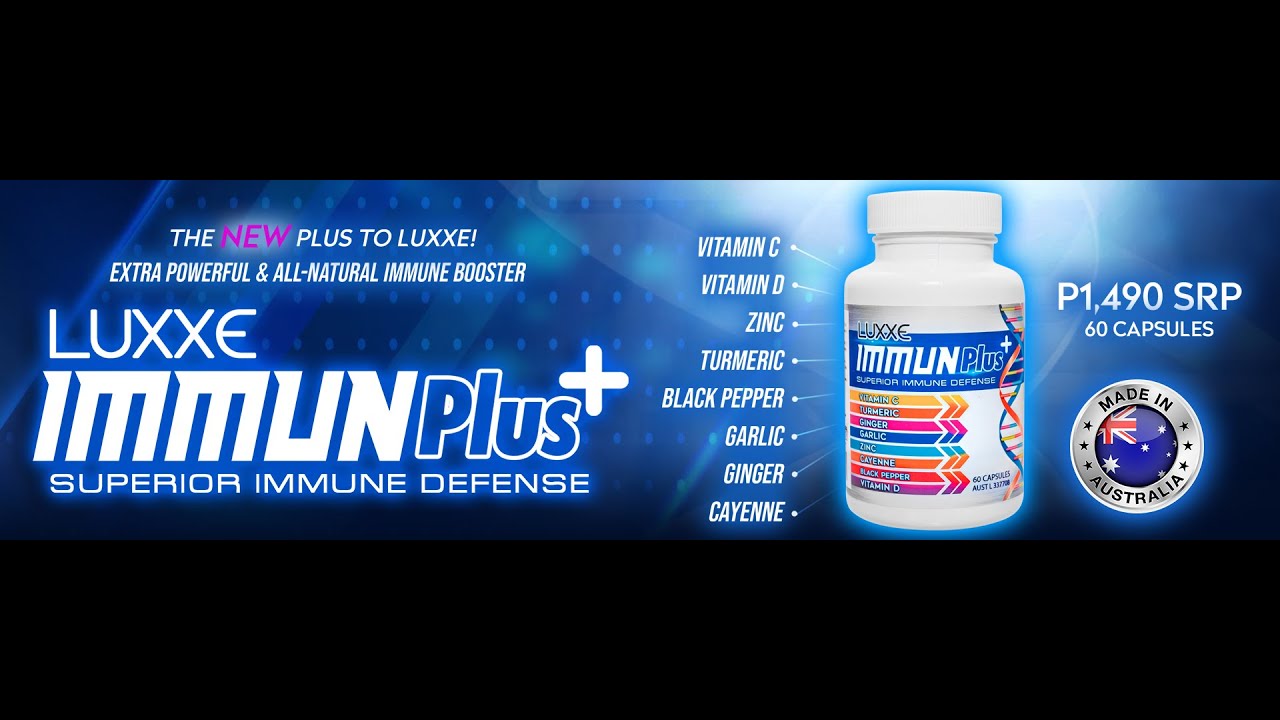 Luxxe ImmunPlus + Full Video by Frontrow International - YouTube