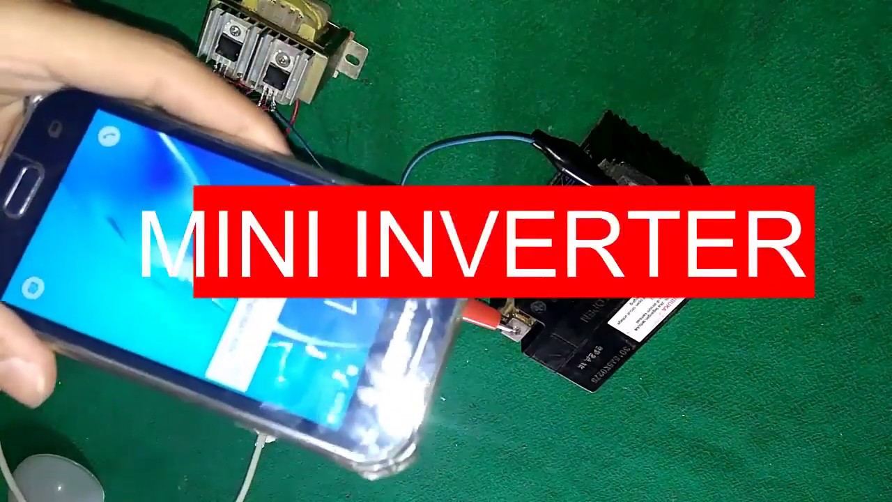 BEGINILAH !!!! Cara membuat inverter mini sederhana - YouTube
