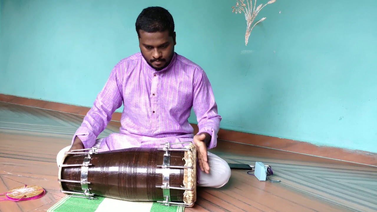 Dholaki solo jhaptal - YouTube
