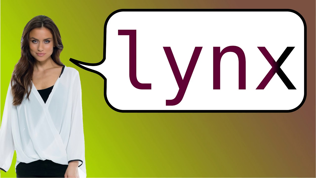 Como dizer 'lince' em ingles? - YouTube