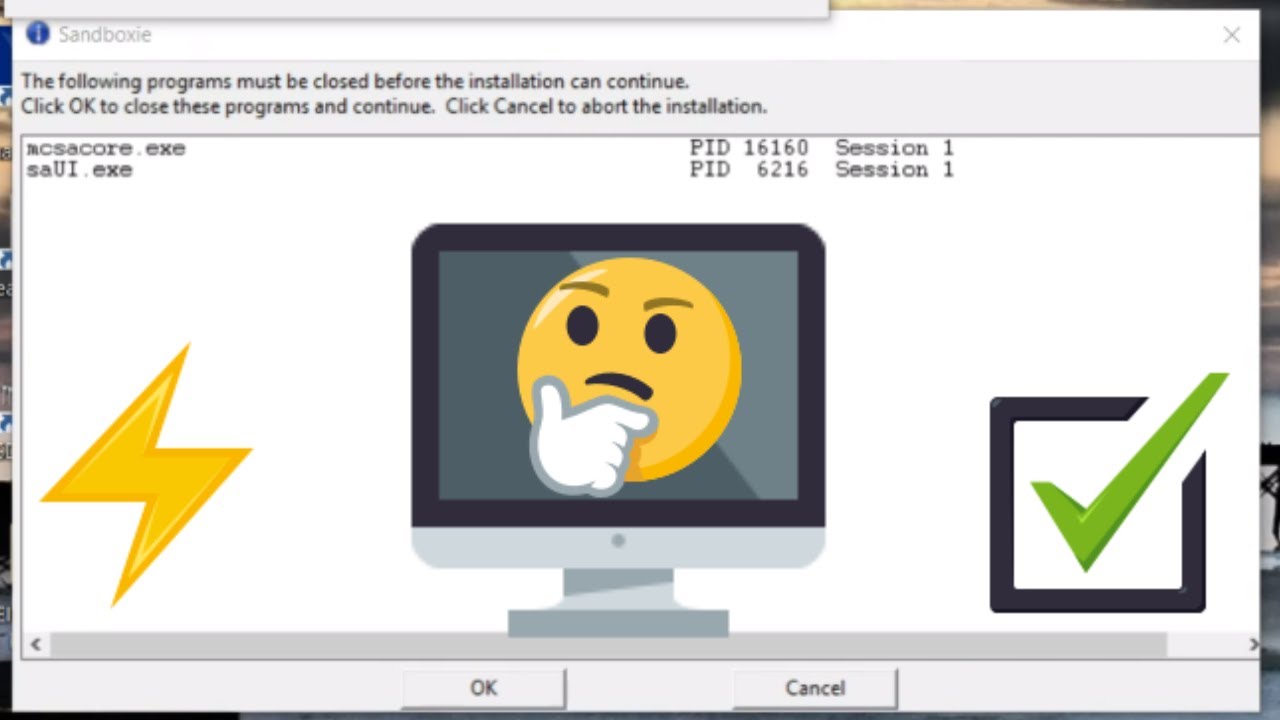 The Following Programs Must Be Closed Before the Installation Can ...