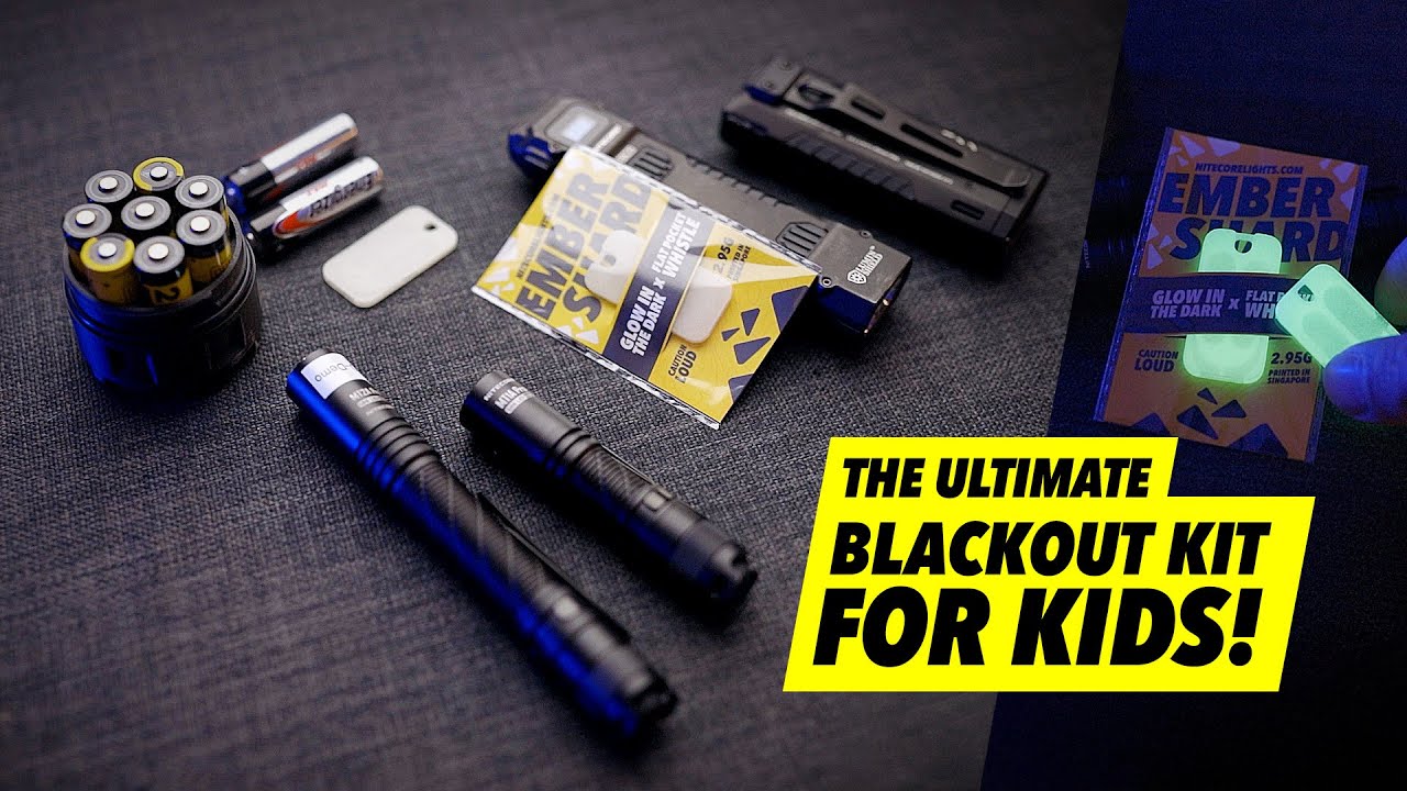 What's in the PERFECT Blackout Kit for Kids? - YouTube