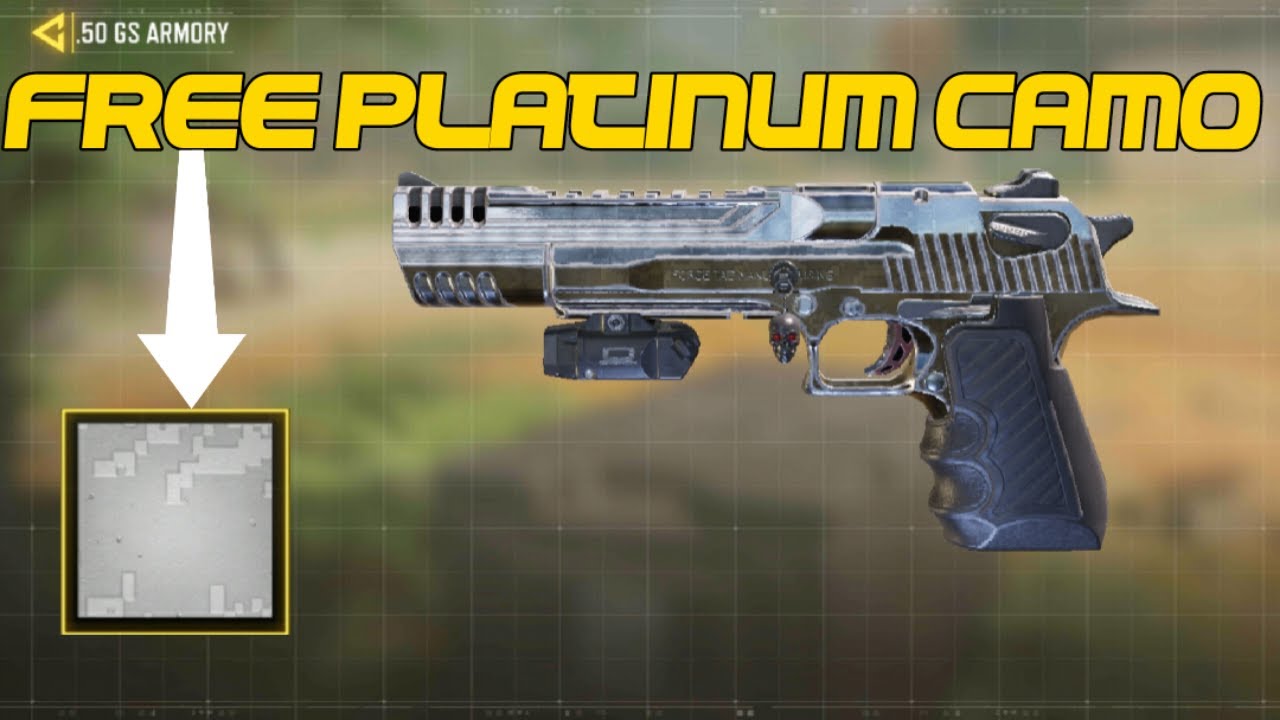 *New* .50 GS Pistol Platinum Camo Gameplay | COD Mobile S12 - YouTube