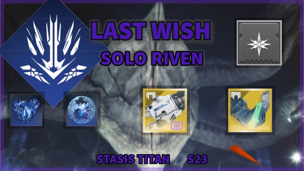 Solo Riven - Last Wish | Season of The Wish (Destiny 2) - YouTube
