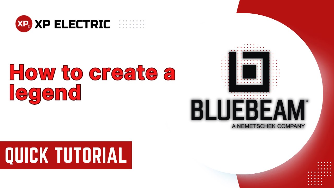 How To Create A Drawing Legend With Bluebeam - YouTube